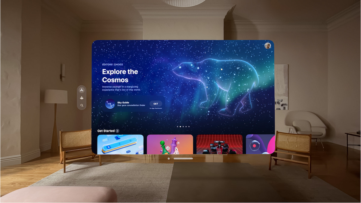 Vision OS, le système d'exploitation du casque de réalité virtuelle d'Apple