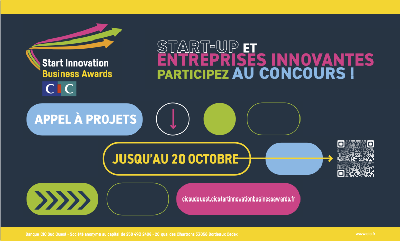 Appel à candidatures : Coup d’envoi de la 6e édition des Start Innovation CIC Business Awards à ...